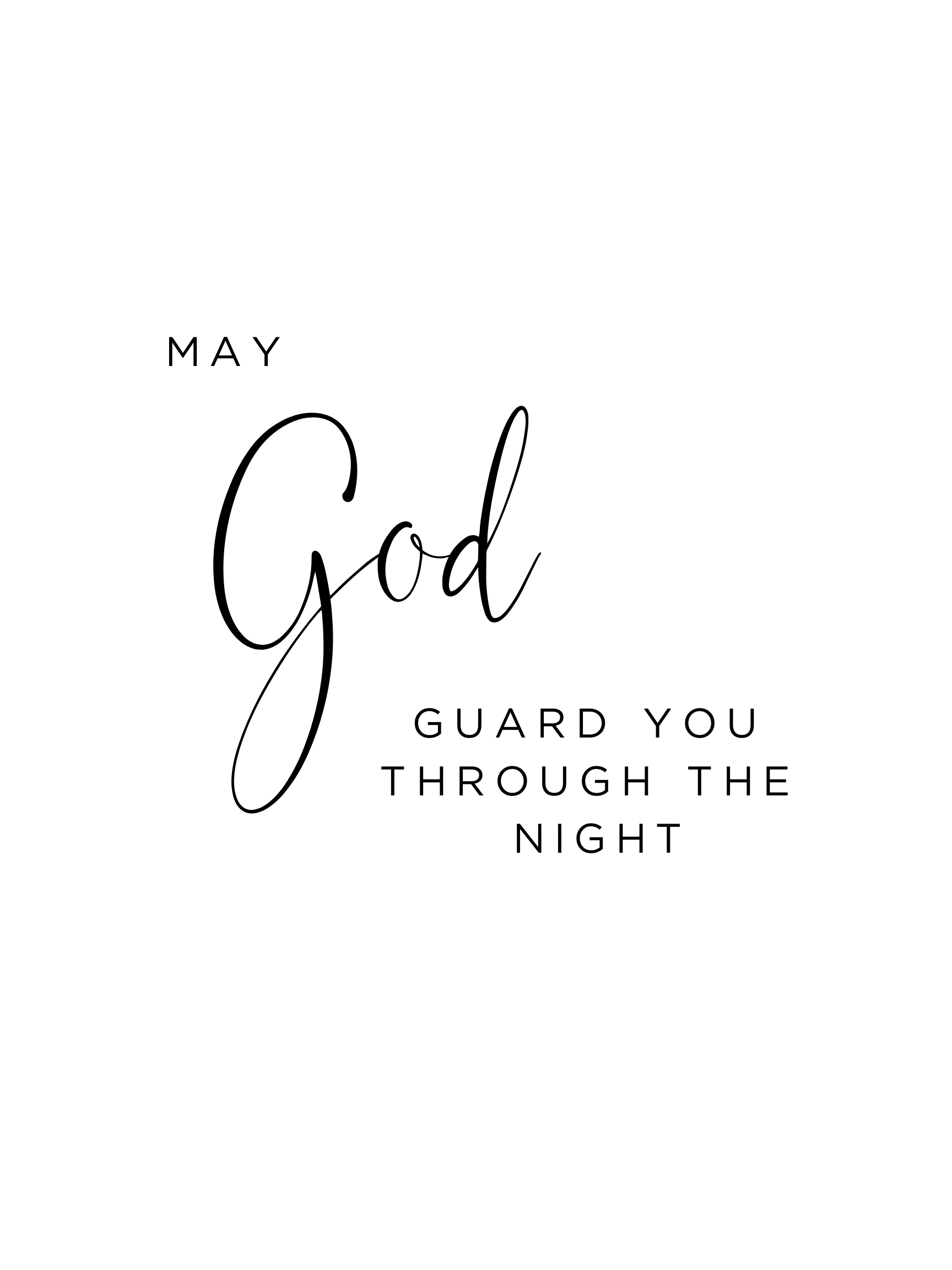 May God Guard You – Good Prints Collective