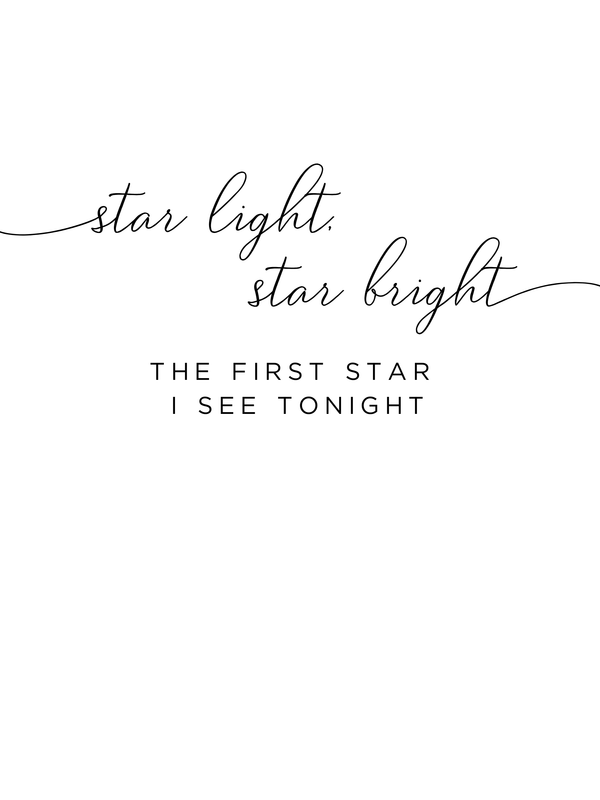 Star Light Star Bright – Good Prints Collective