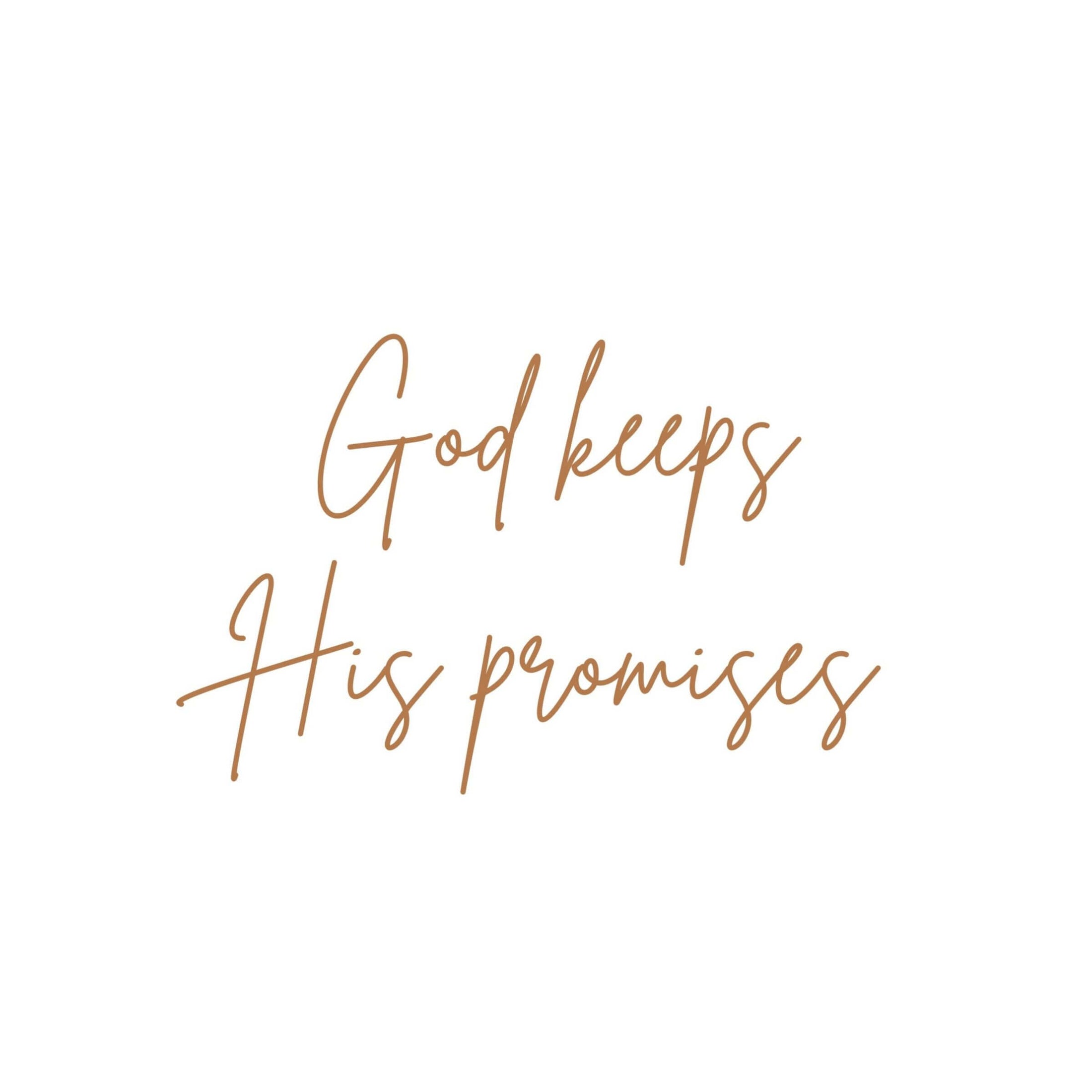 God Keeps His Promises Wall Art – Good Prints Collective