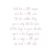 Hold Her a Little Longer Wall Art – Good Prints Collective